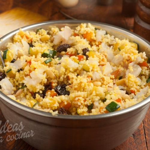 Ensalada de Cuscús con Verduras - IdeasParaCocinar